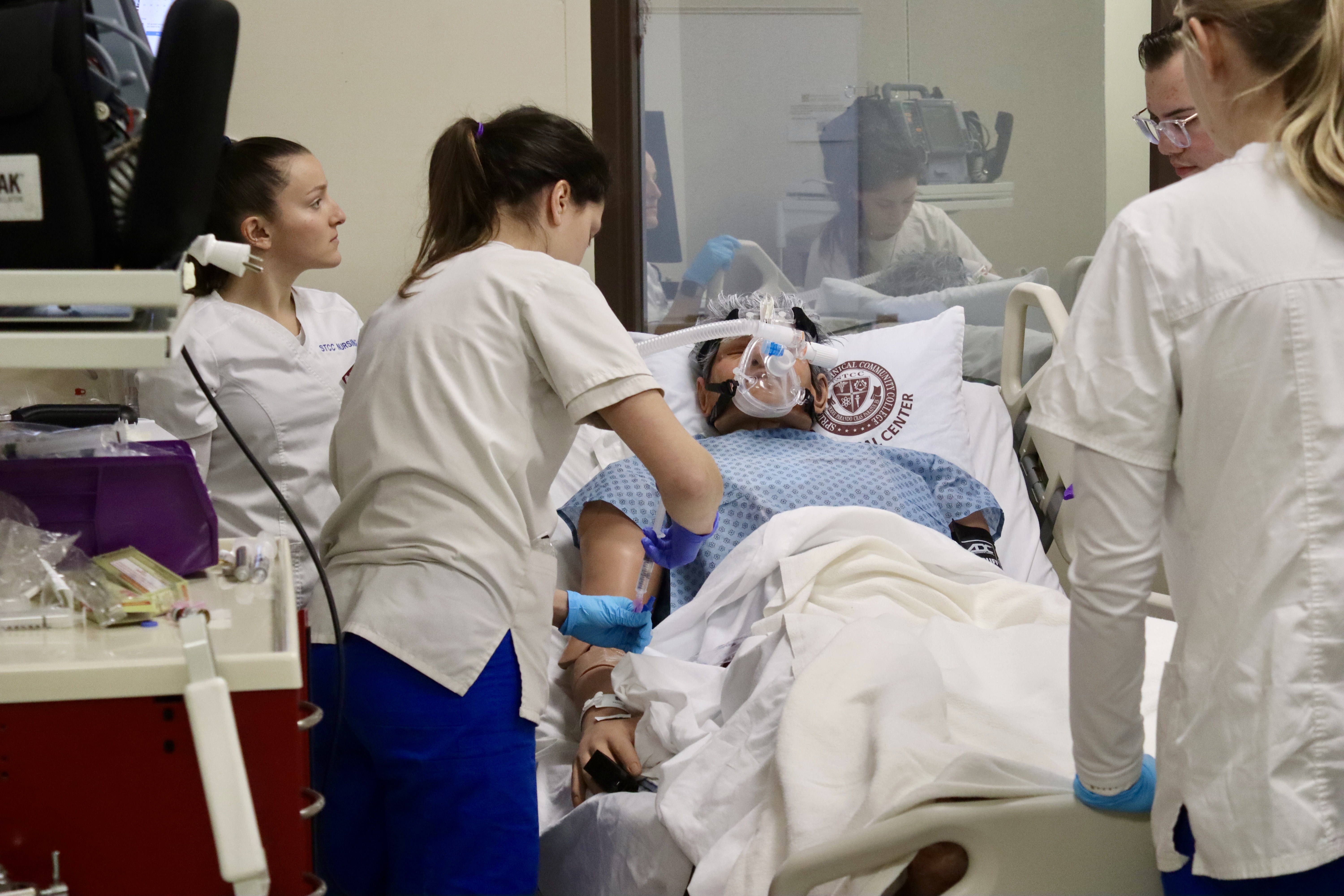 News - STCC senior nursing students spend day following patient in variety of scenarios | STCC