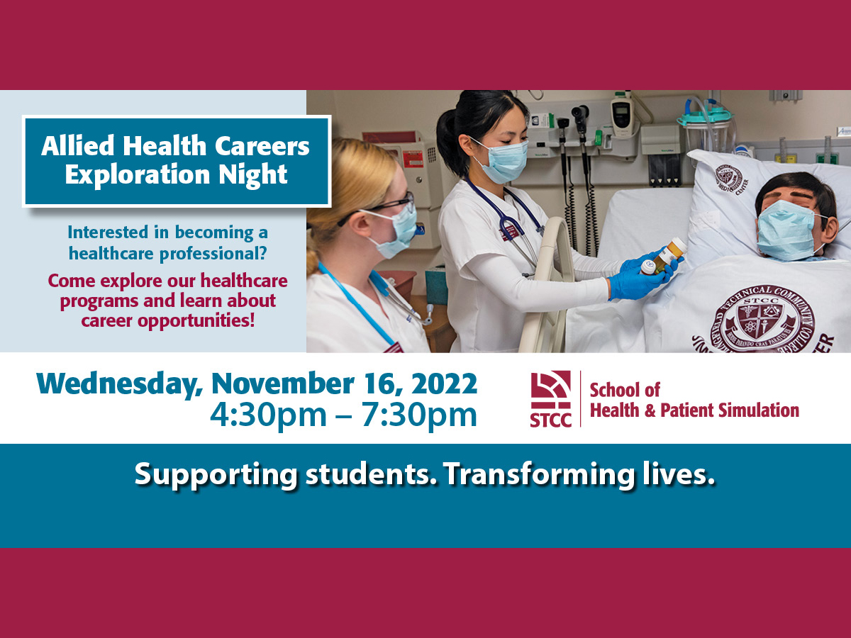 News - STCC invites public to Health Careers Exploration night Nov. 16 ...